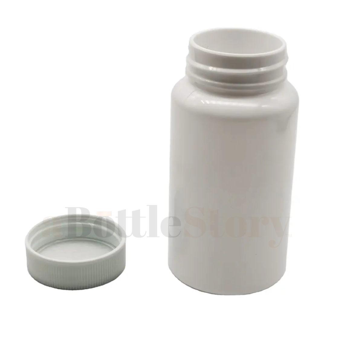 Tablet Medicine Pill Capsule White PET Bottle Storage - A Bottle Story