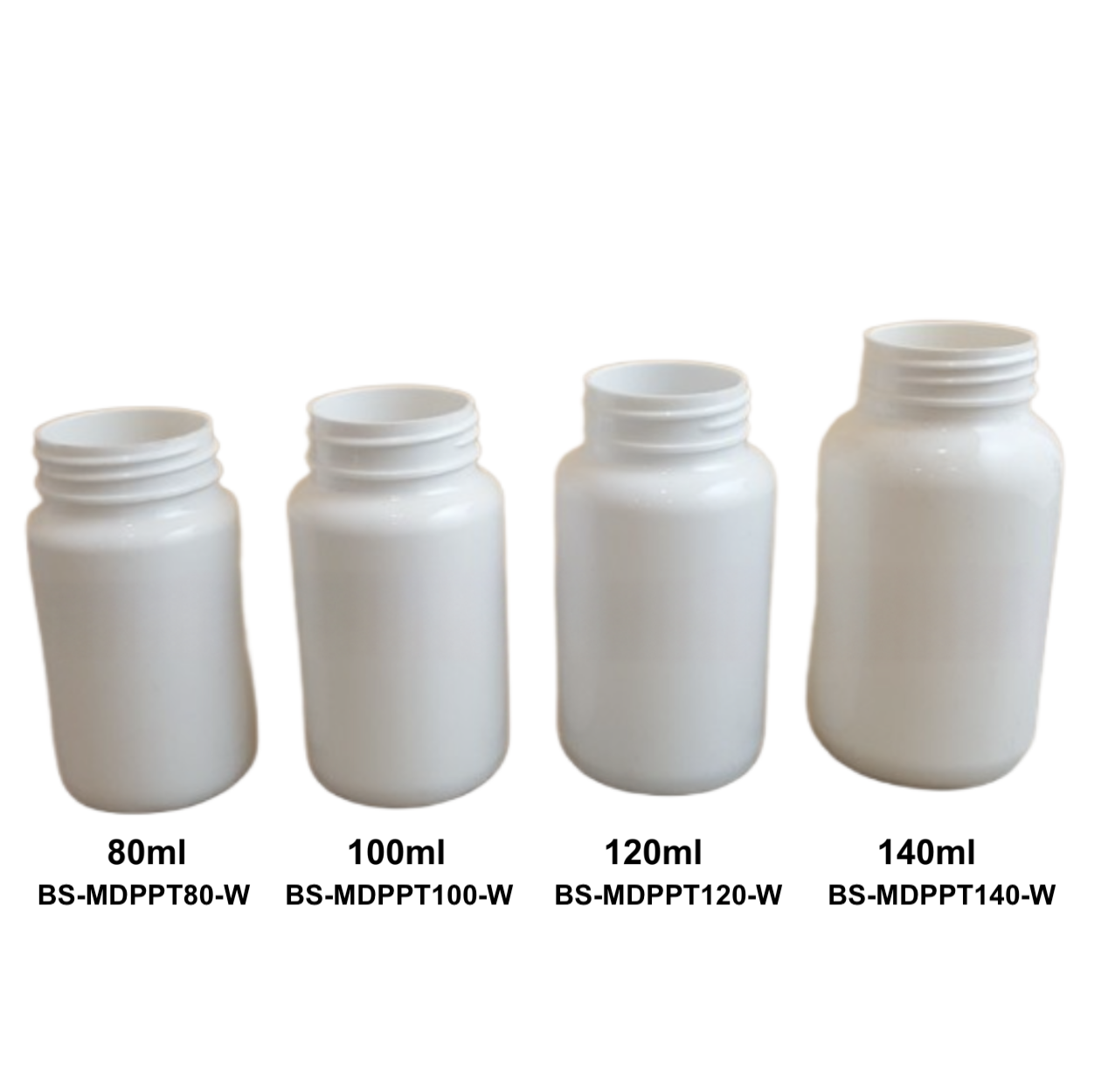 Tablet Medicine Pill Capsule White PET Bottle Storage - A Bottle Story