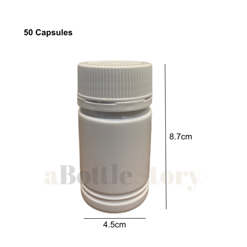 HDPE Lock Cap Capsules Bottles - A Bottle Story