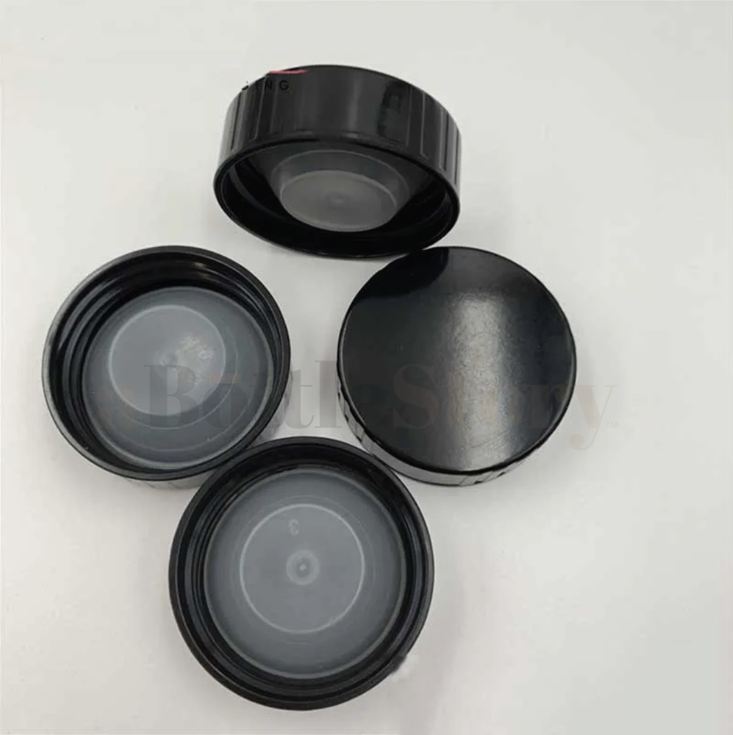 Black Phenolic Cap With Poly Cone Insert Polyseal - A Bottle Story