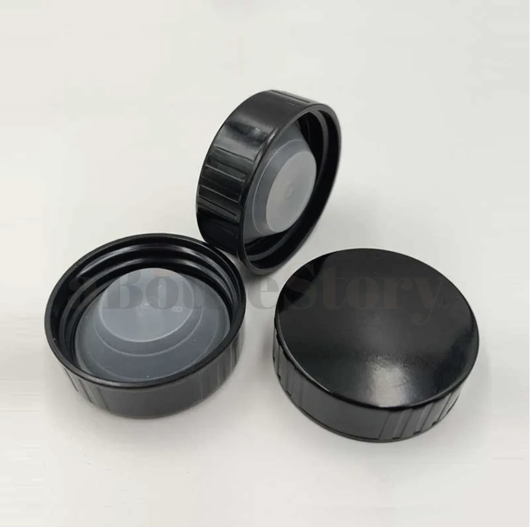 Black Phenolic Cap With Poly Cone Insert Polyseal - A Bottle Story