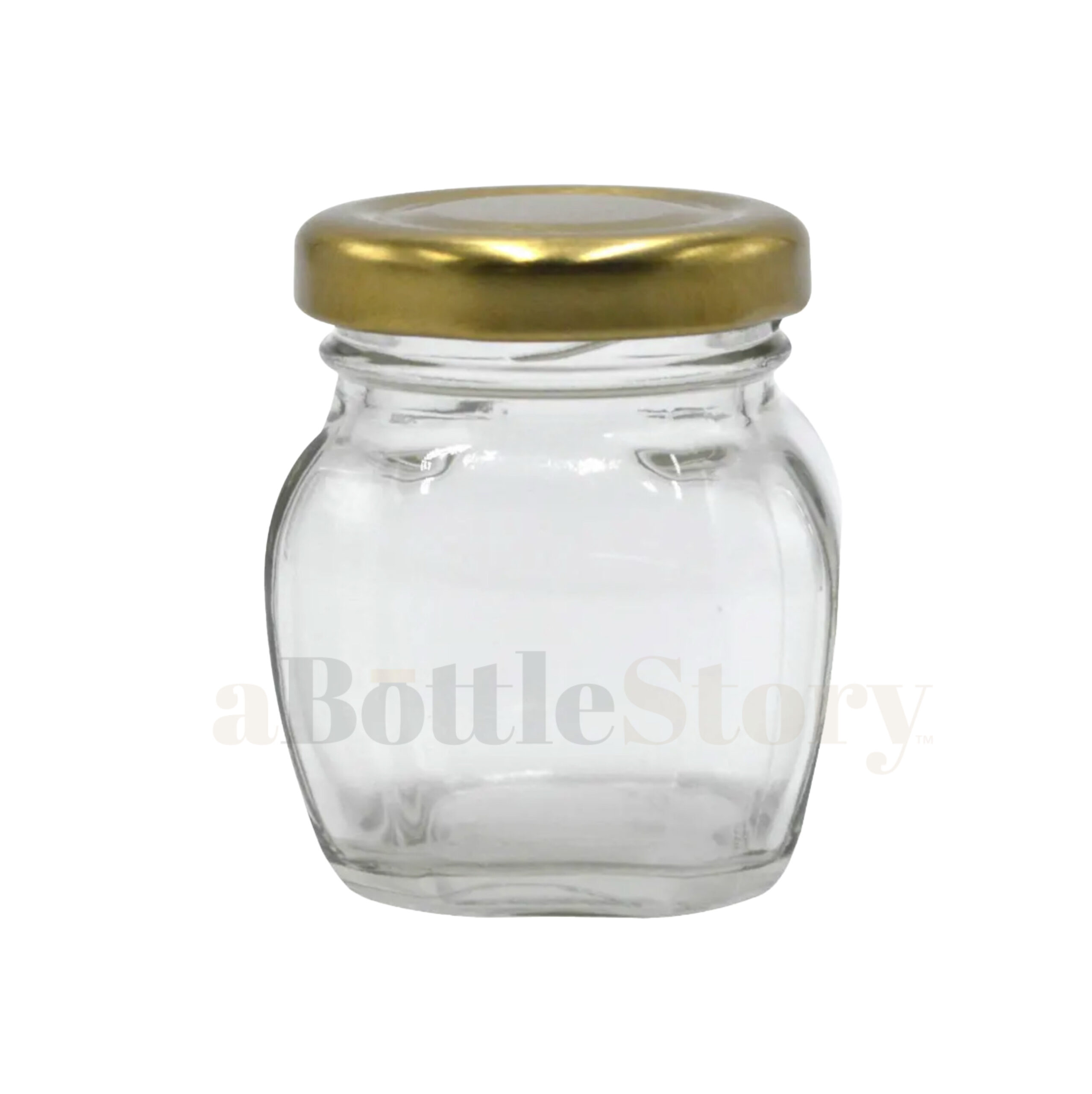 70ml Pattern Round Base Glass Jar - A Bottle Story